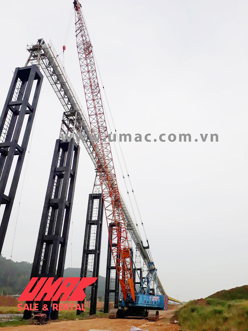 150T Crawler Crane Kobelco 7150 For Rent